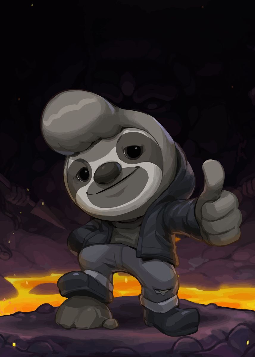 'Spelunky' Poster, picture, metal print, paint by Galaxy Des | Displate