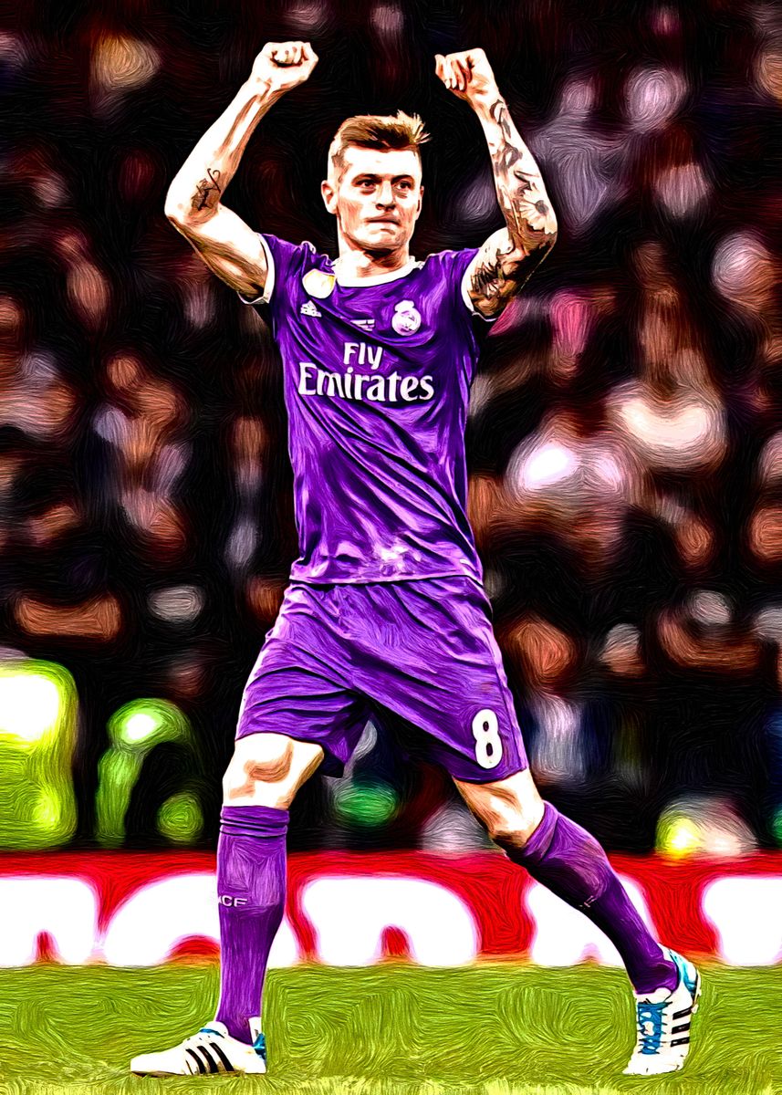 'Kroos art drawing' Poster, picture, metal print, paint by nawangza ...