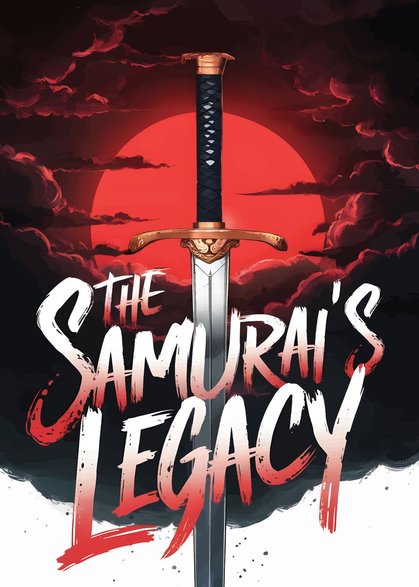 'red moon sword' Poster, picture, metal print, paint by maxmah Funny ...