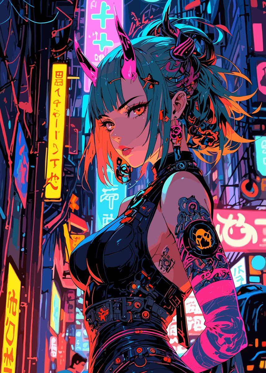 'The Rise of the Neon Demon' Poster, picture, metal print, paint by ...