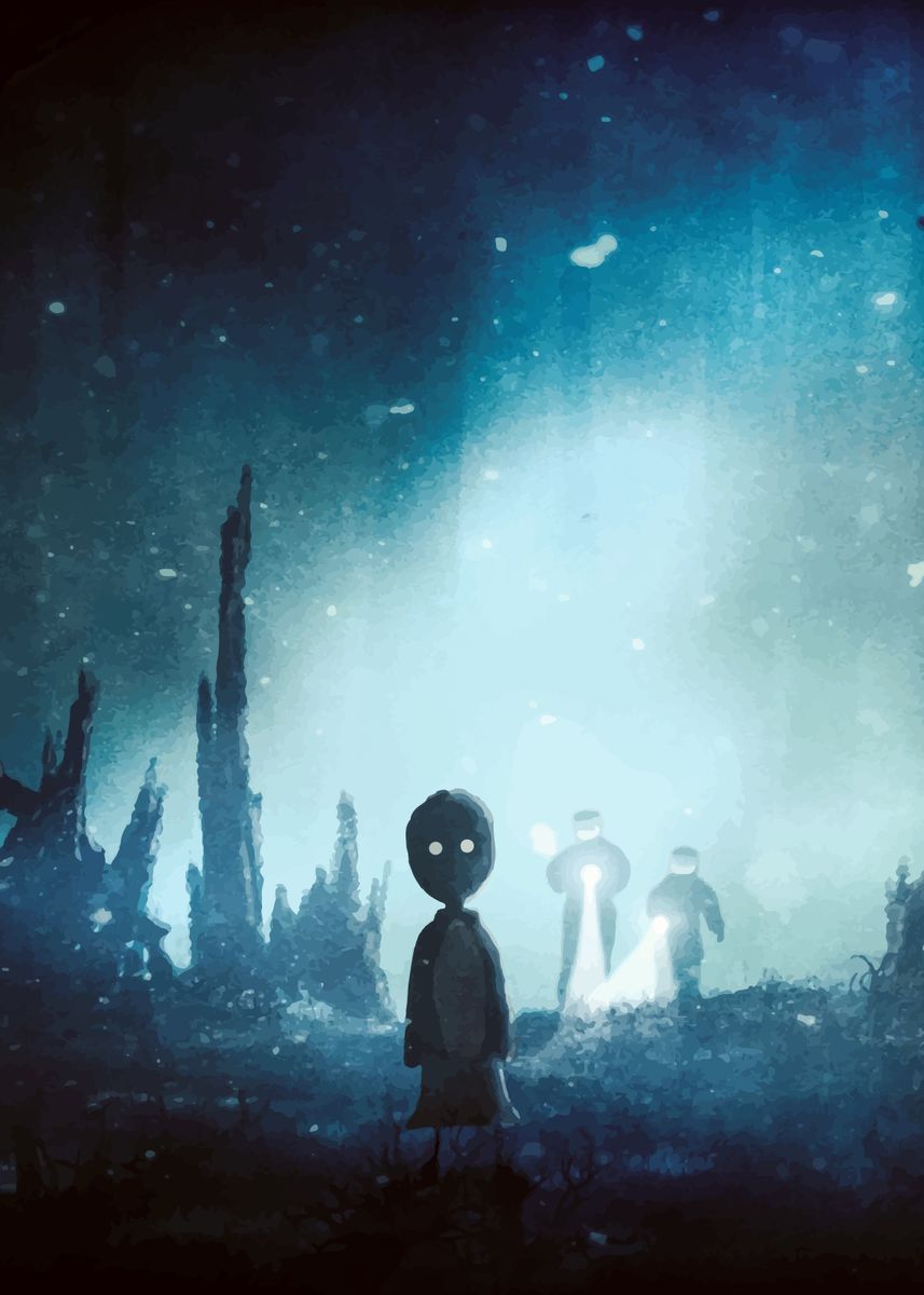 'Limbo' Poster, picture, metal print, paint by Janet Clements | Displate