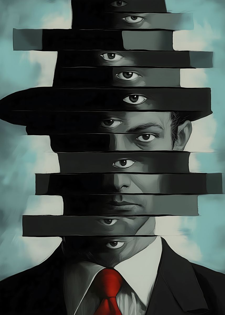 'Fragmented Mind' Poster, picture, metal print, paint by ...