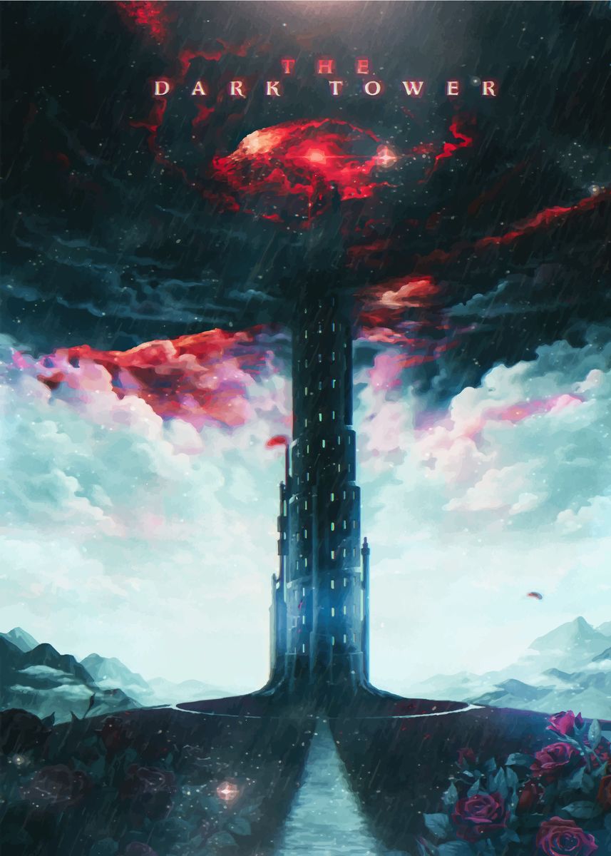 'the dark tower' Poster, picture, metal print, paint by zebra putih ...