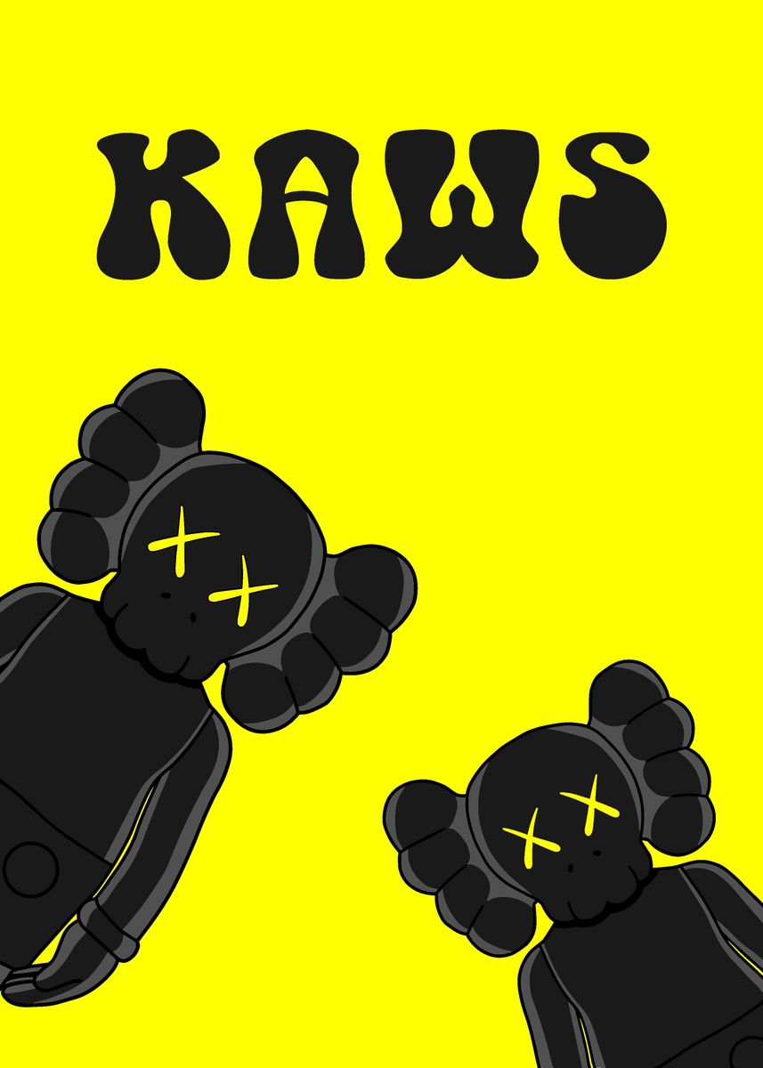 'KAWS' Poster, picture, metal print, paint by VisionPrint | Displate