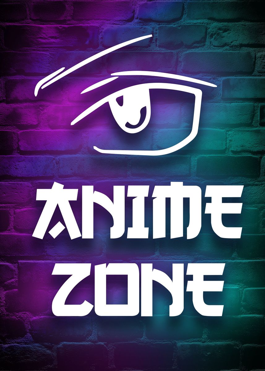 'Anime zone' Poster, picture, metal print, paint by Kitty Kit | Displate
