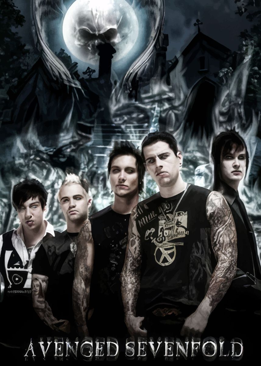 'avenged sevenfold' Poster, picture, metal print, paint by tiong gang ...