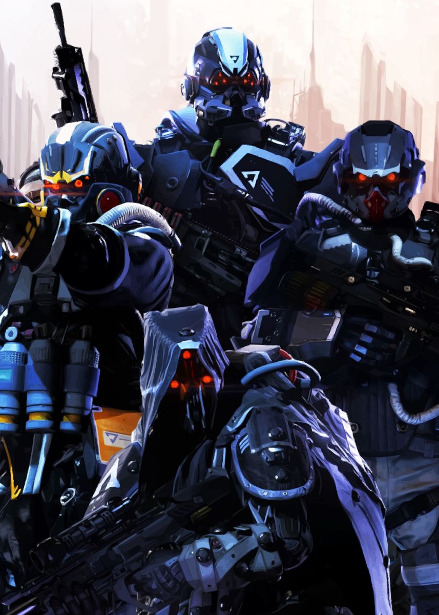 'Killzone Shadow Fall' Poster, picture, metal print, paint by Bruce Lee ...