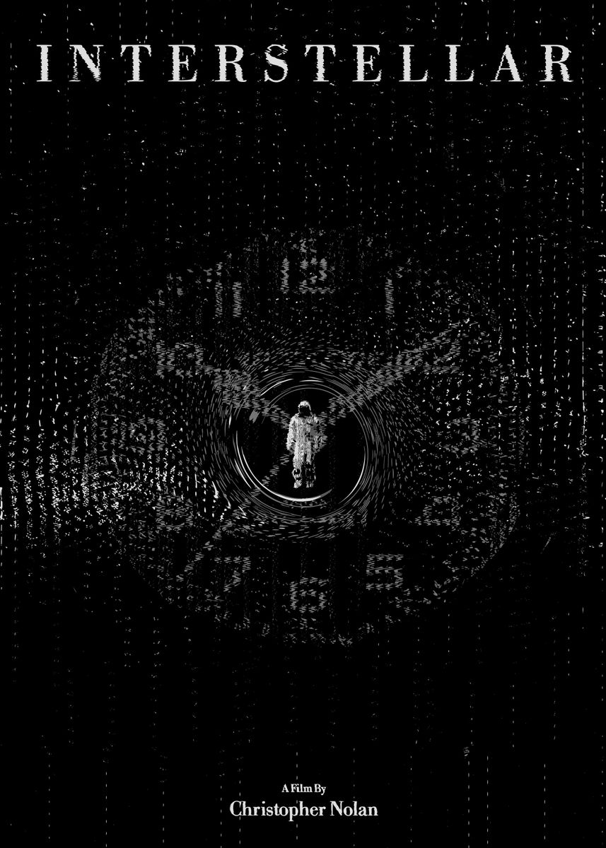 'Interstellar Movie' Poster, picture, metal print, paint by | Displate