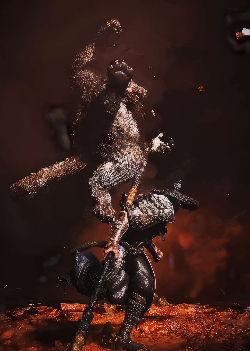 'black myth wukong' Poster, picture, metal print, paint by Nz Art ...