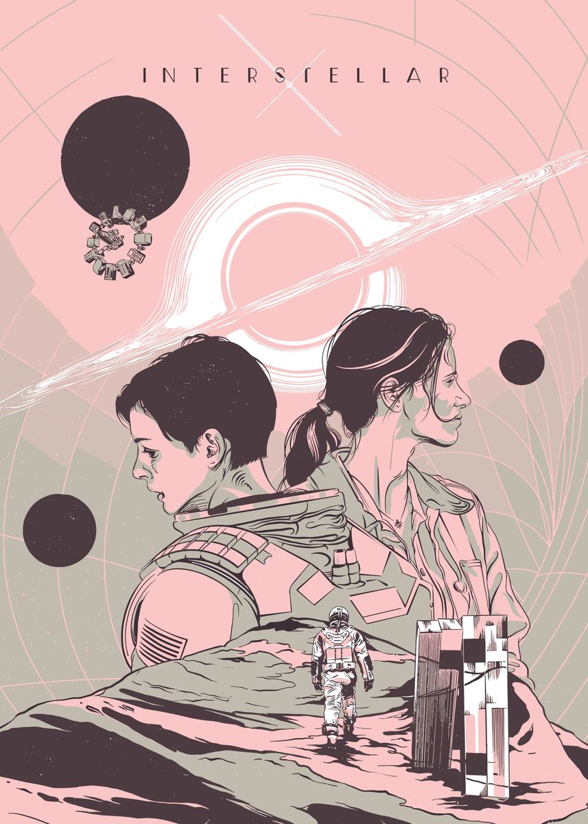 'Interstellar' Poster, picture, metal print, paint by | Displate