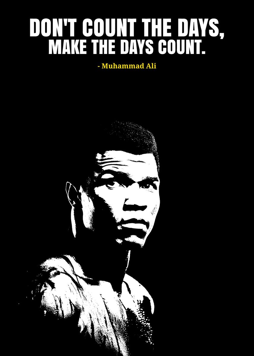 'Muhammad Ali' Poster, picture, metal print, paint by Yoshhhh | Displate