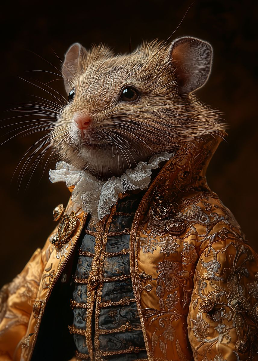 'The Majestic Vole' Poster, picture, metal print, paint by Notorious ...