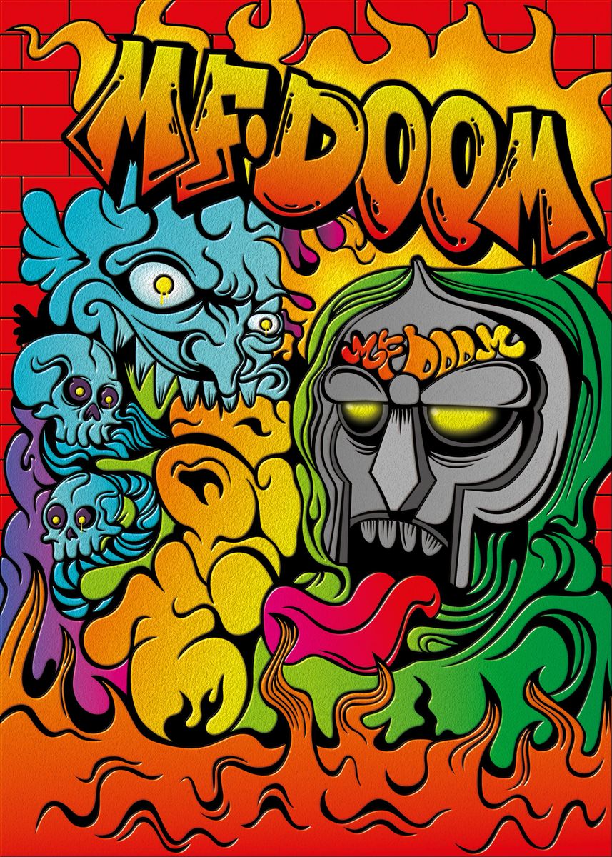 'Graffiti Wall Art' Poster, picture, metal print, paint by Don Hajun ...