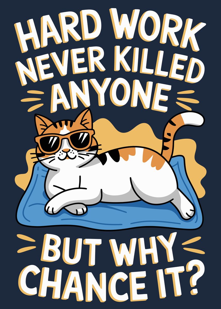 'Master of Relaxation' Poster, picture, metal print, paint by 21 MXM | Displate