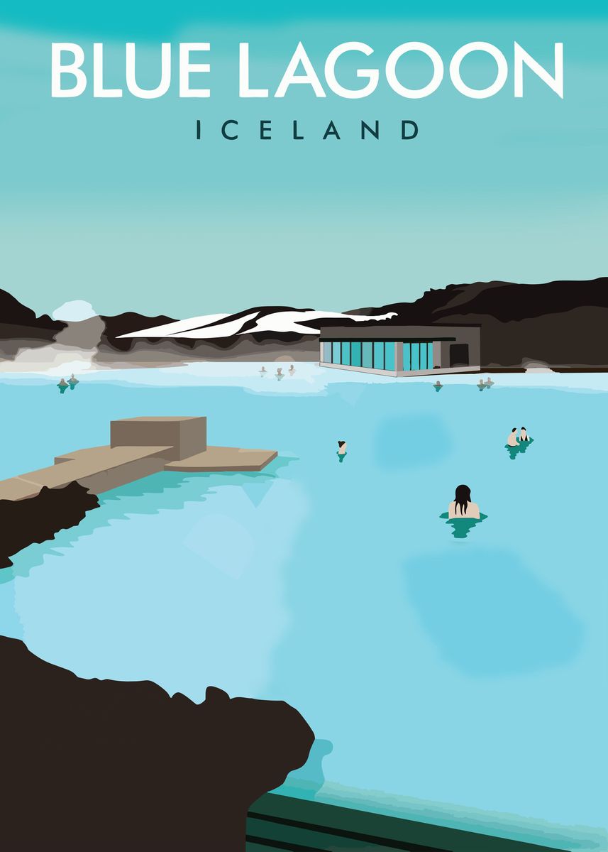 'the Blue Lagoon' Poster, picture, metal print, paint by smart art ...