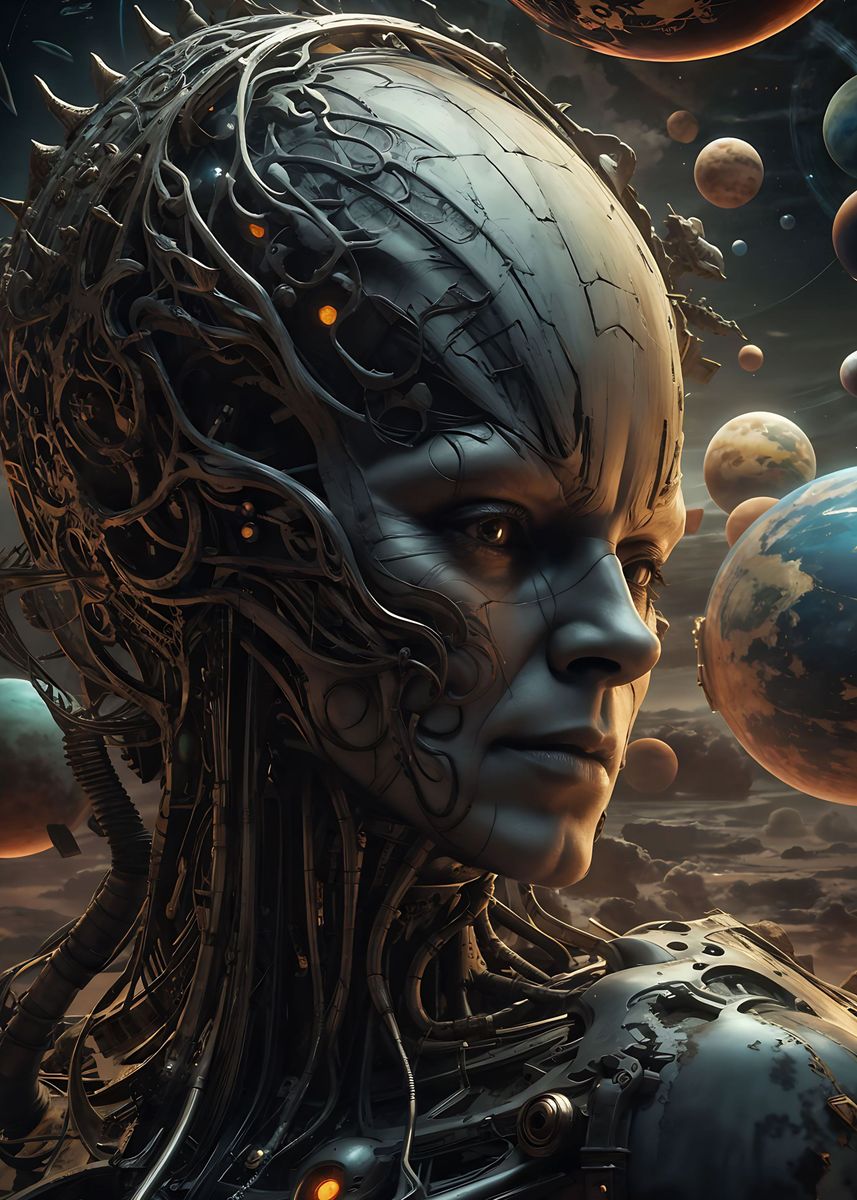 'A picture of beggining' Poster, picture, metal print, paint by Marco ...