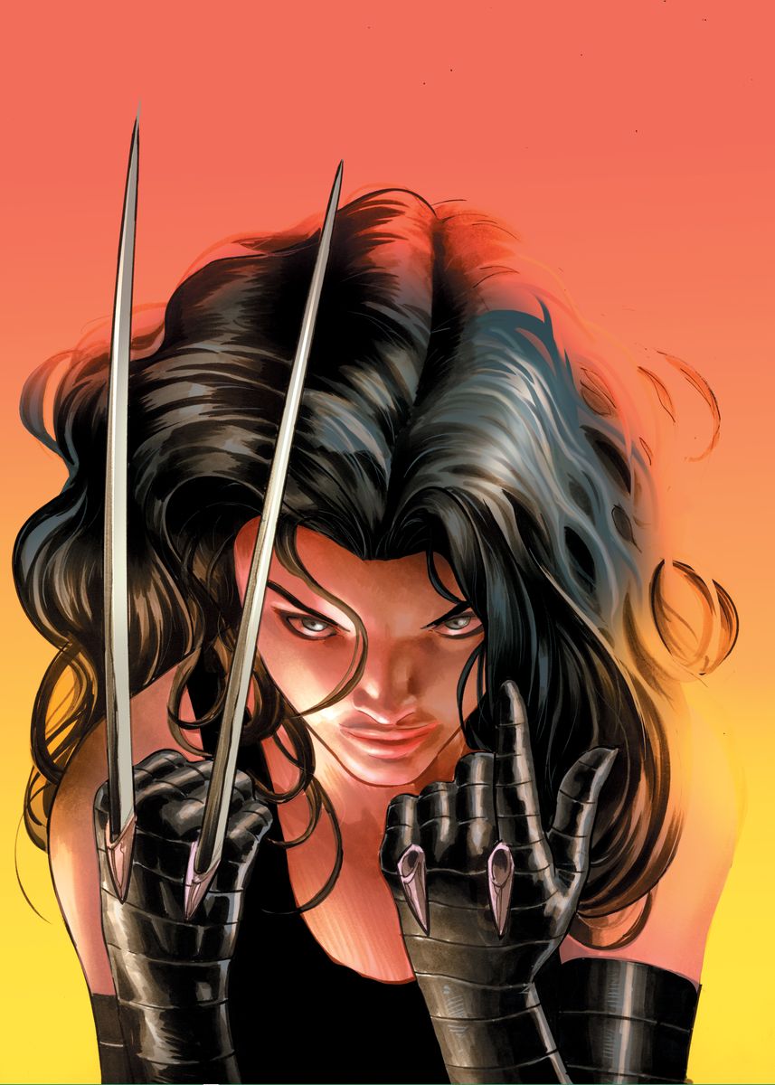 'X-23 Close-Up' Poster, picture, metal print, paint by Marvel | Displate