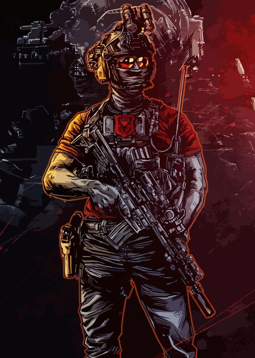 'Escape From Tarkov' Poster, picture, metal print, paint by FAFIFU ...