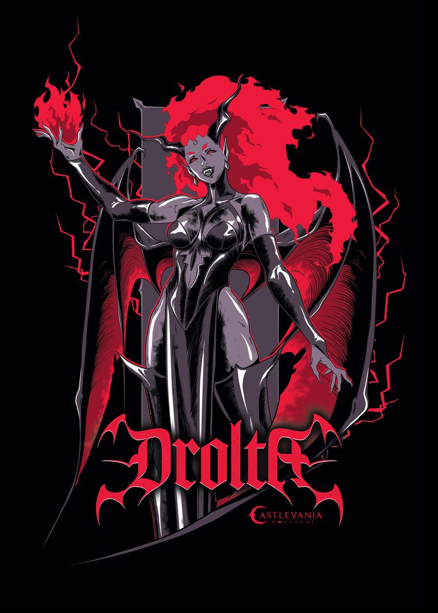 'Drolta' Poster, picture, metal print, paint by Castlevania | Displate