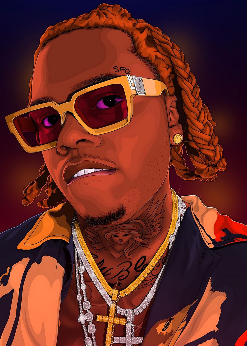 'Gunna' Poster, picture, metal print, paint by Mari tacchini | Displate