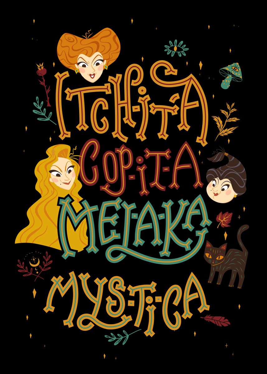 'Hocus Pocus Mystica' Poster, picture, metal print, paint by Disney ...