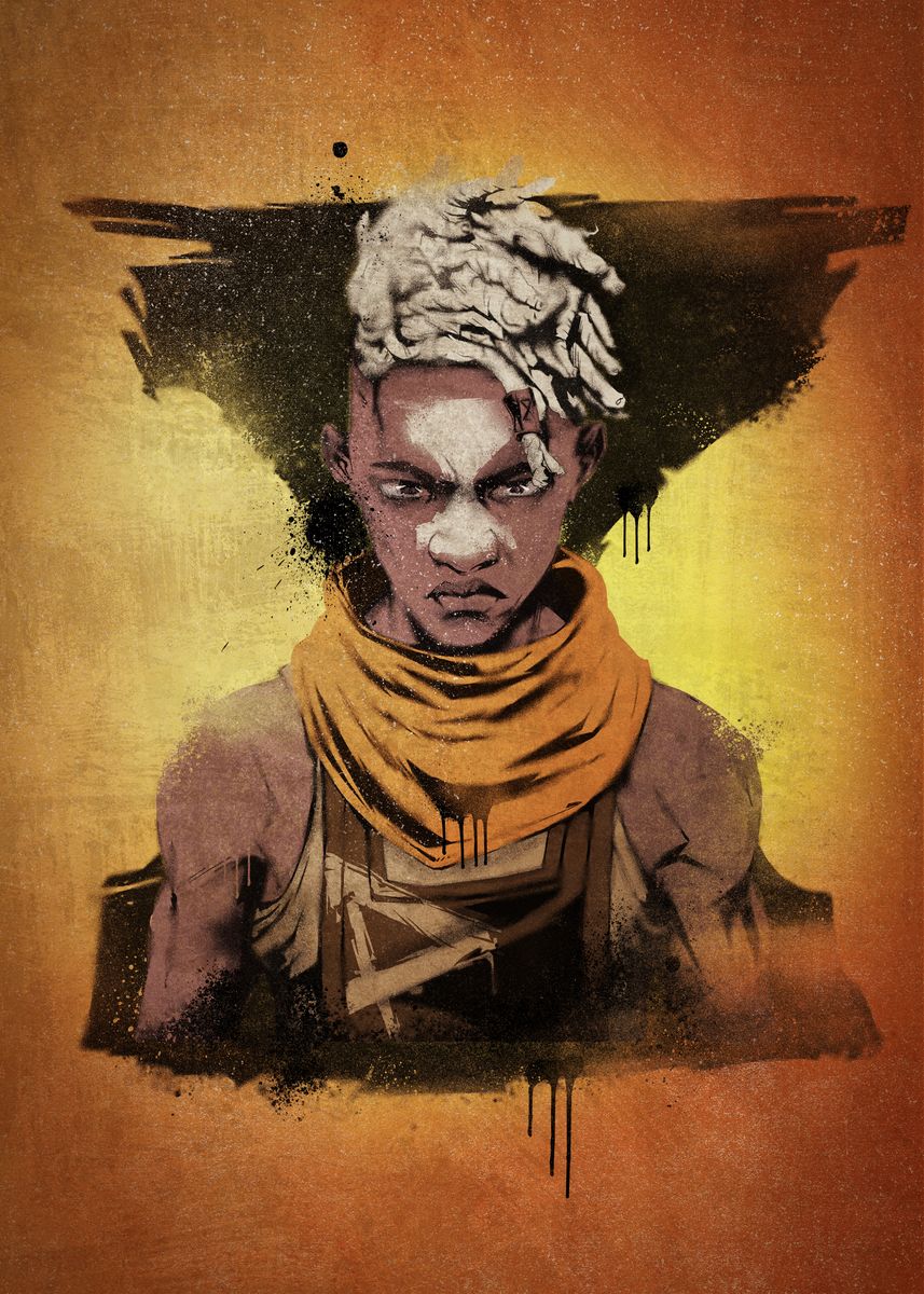 'Ekko Graffiti' Poster, picture, metal print, paint by Arcane | Displate