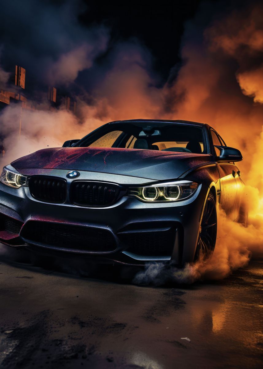 'BMW' Poster, picture, metal print, paint by GRAPHICMYSTICAL displate ...