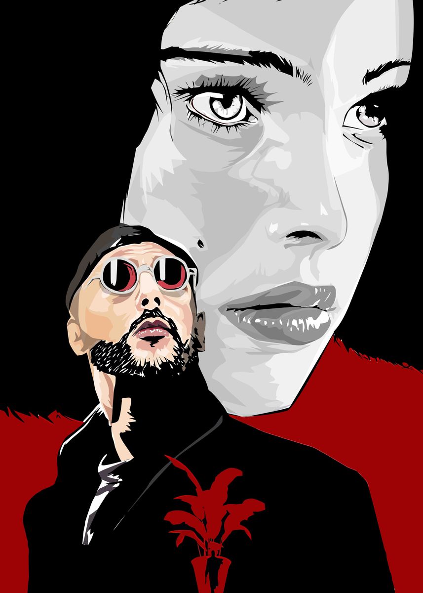 'Leon The Professional' Poster, picture, metal print, paint by Ace ...