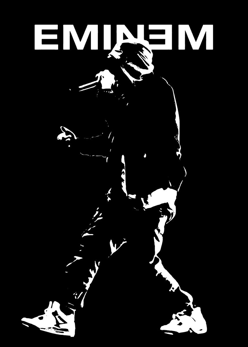 'rappingmoster' Poster, picture, metal print, paint by Rah Pul | Displate