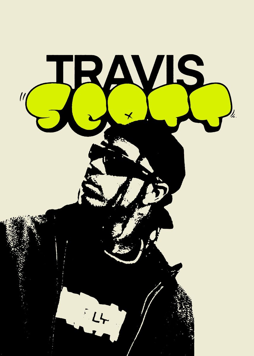 'swagtravis' Poster, picture, metal print, paint by Rah Pul | Displate