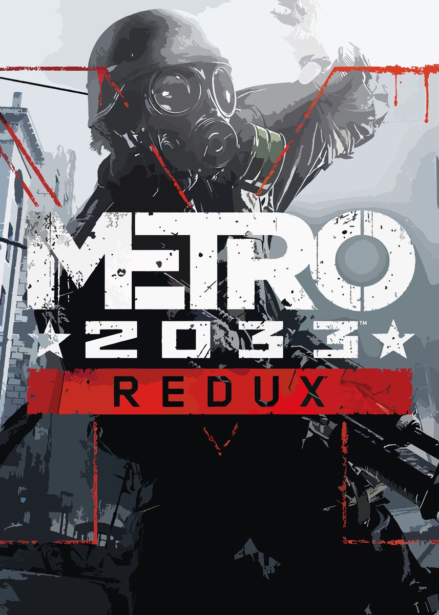 'Metro redux' Poster, picture, metal print, paint by Brave | Displate
