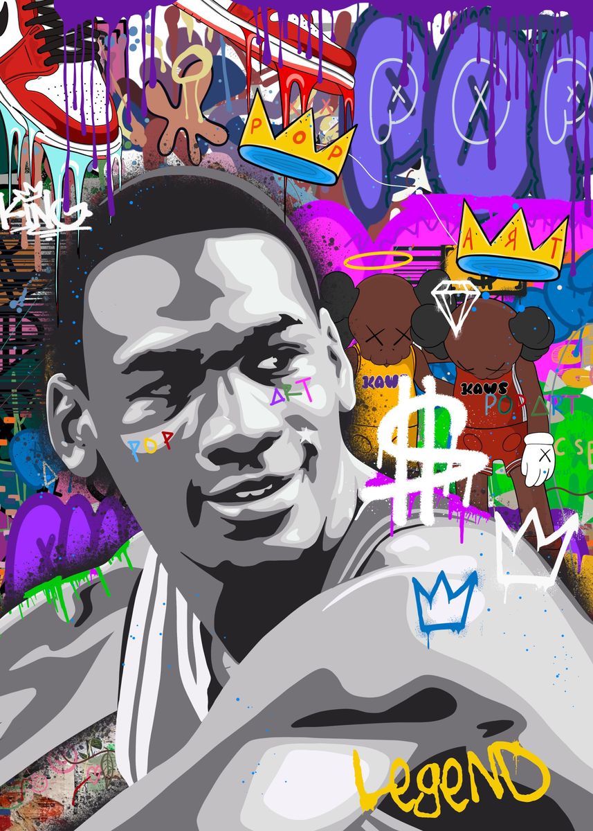 'Pop art graffiti' Poster, picture, metal print, paint by Mild pic ...