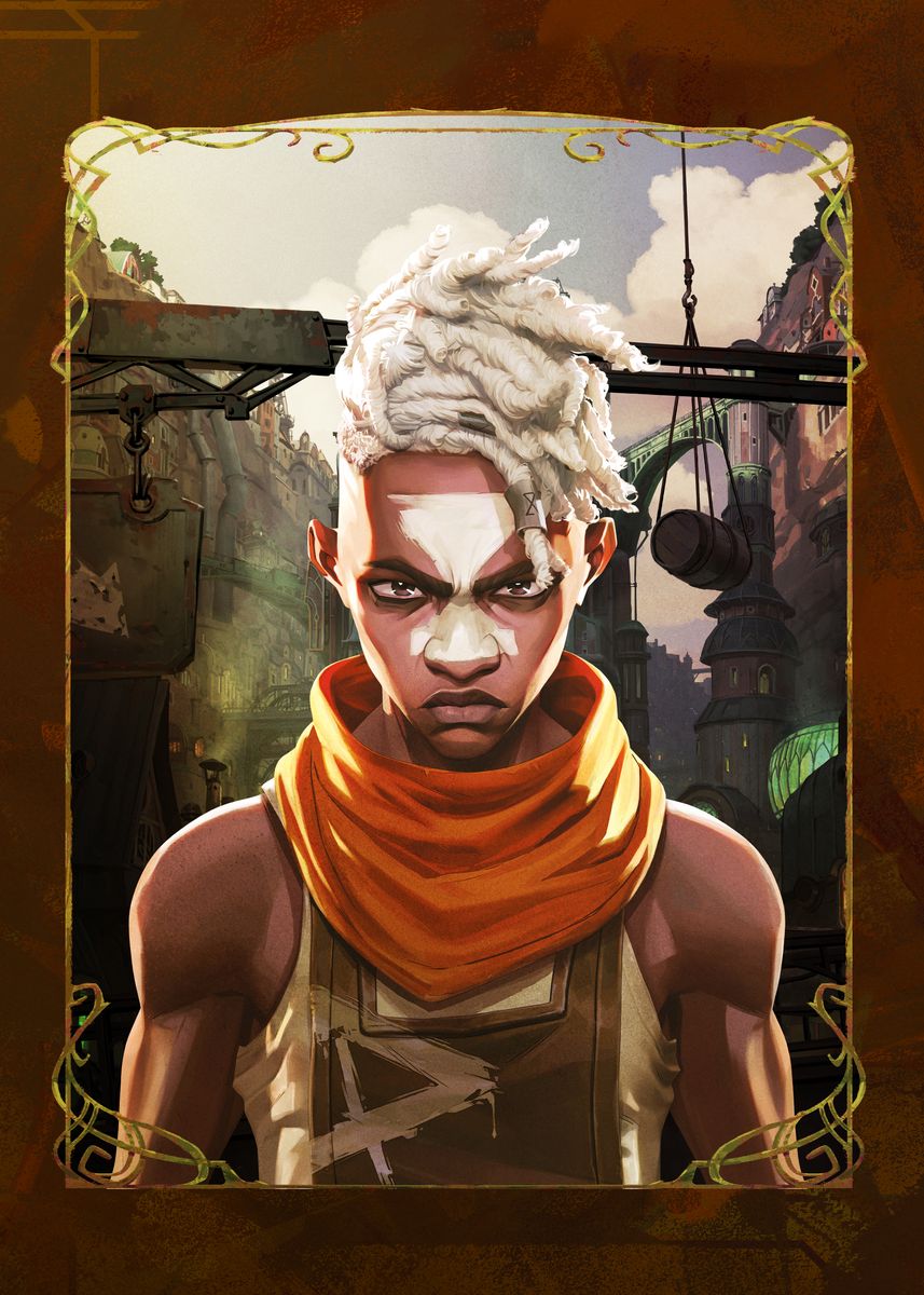 'Ekko' Poster, picture, metal print, paint by Arcane | Displate