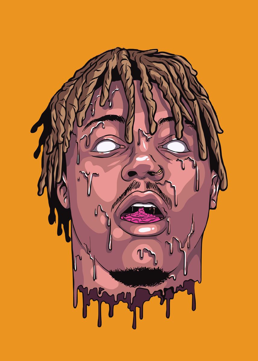 'Juice WRLD Rap Icon' Poster, picture, metal print, paint by | Displate