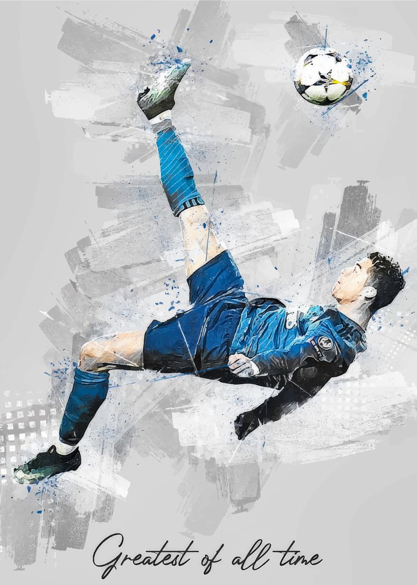 'cristiano ronaldo cr7' Poster, picture, metal print, paint by Lokal ...