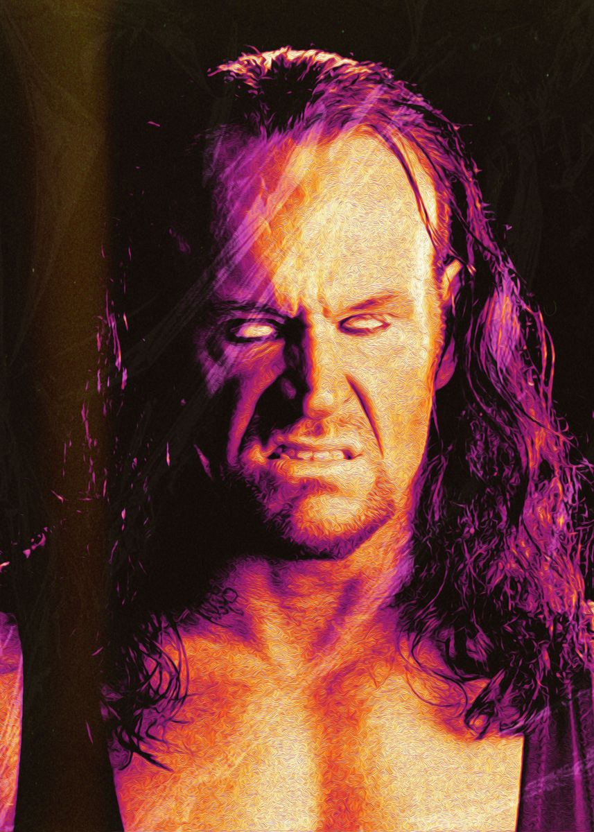 'WWE Undertaker' Poster, picture, metal print, paint by mfad27 fadhil ...