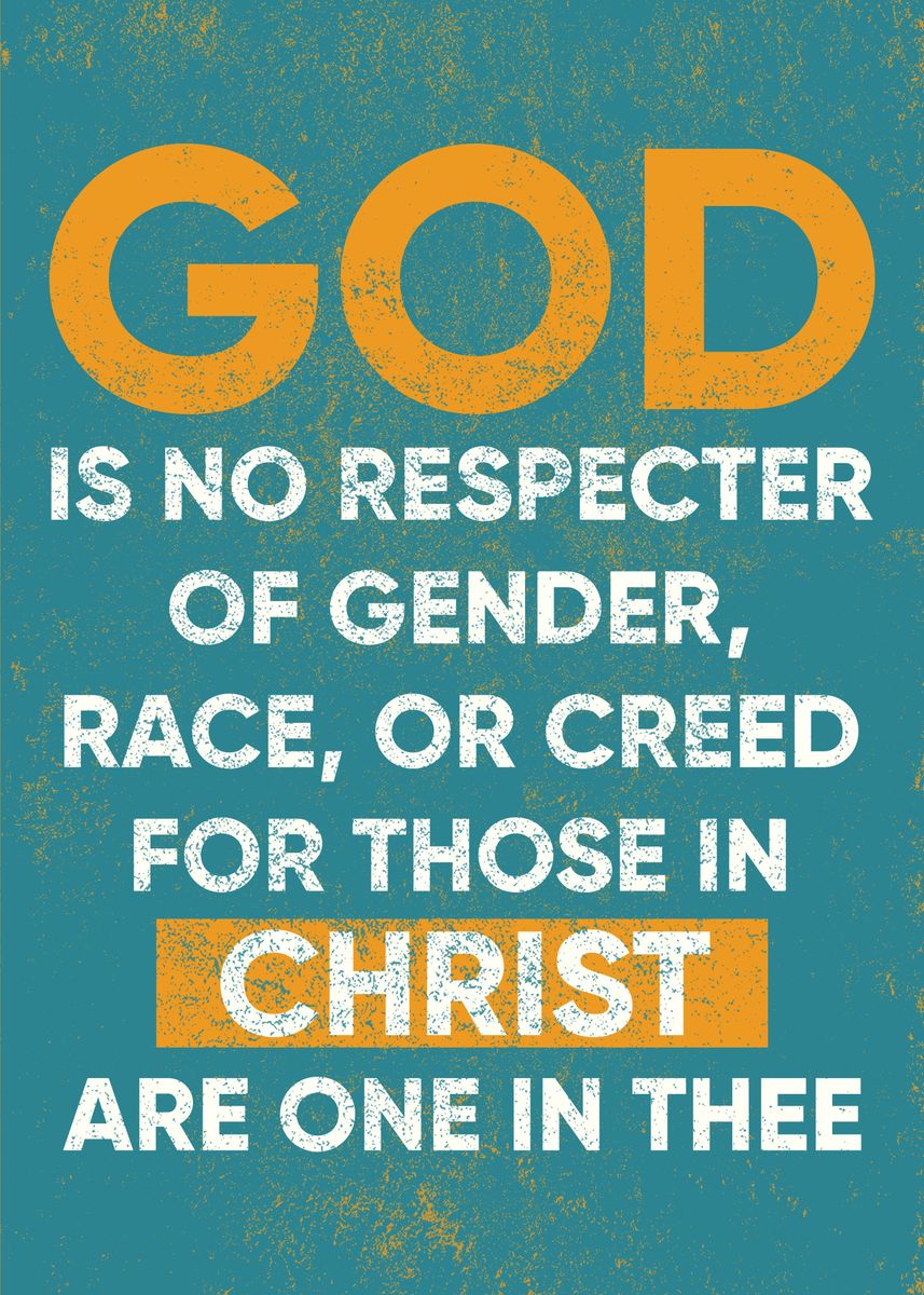 'Christ are One in Thee Art' Poster, picture, metal print, paint by ...