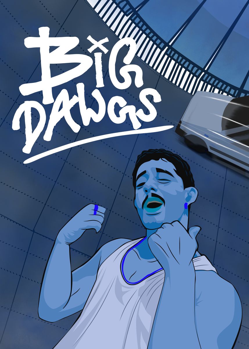'Big Dawgs Music Poster' Poster, picture, metal print, paint by alesha ...
