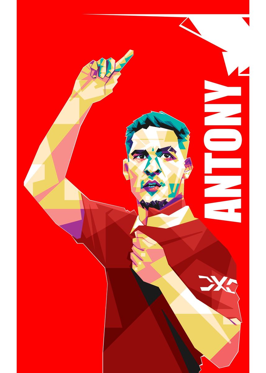 'super antony' Poster, picture, metal print, paint by Asran Vektor ...