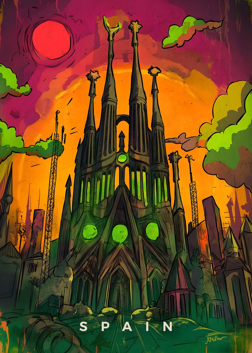 'Spain Propaganda Art' Poster, picture, metal print, paint by Adam ...