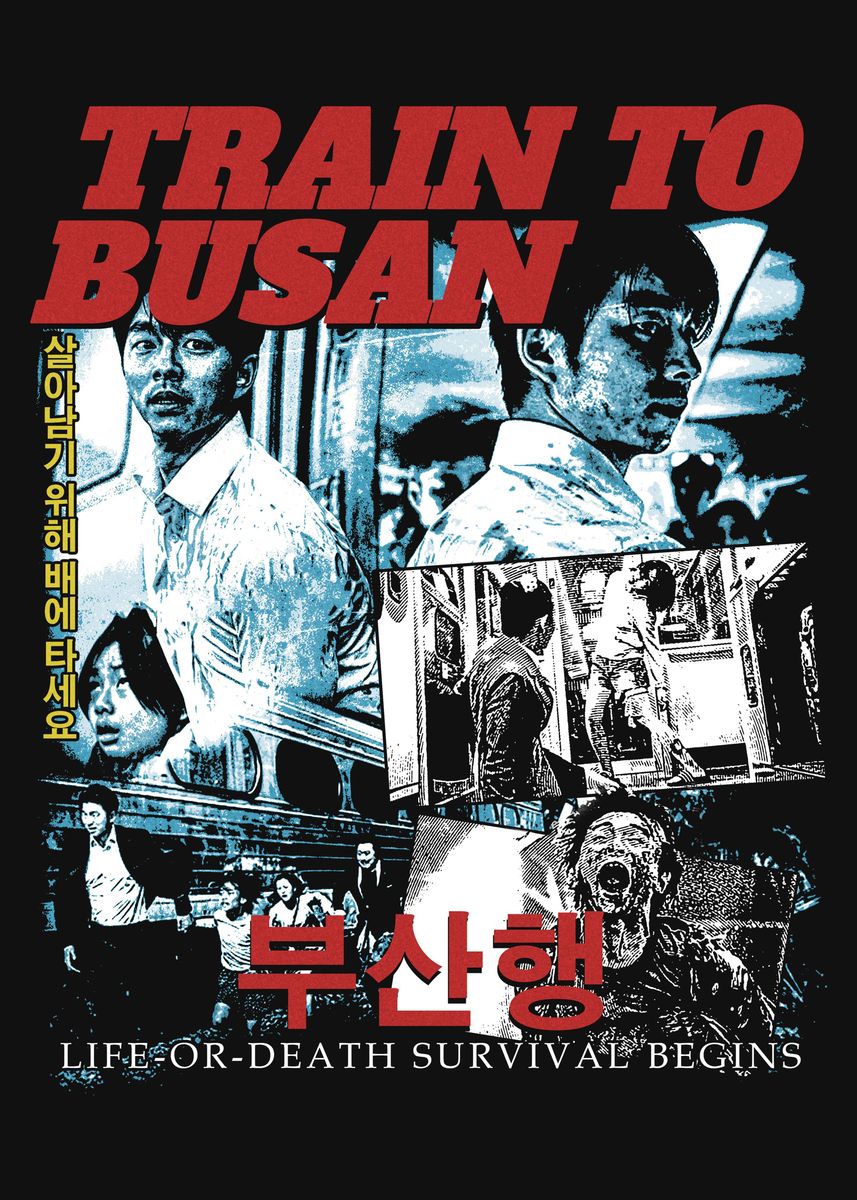 'Busan Zombies TTB horror' Poster, picture, metal print, paint by ...