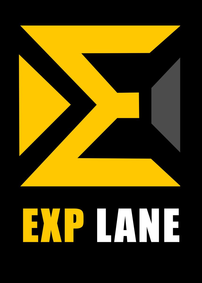 'Explane Logo MLBB' Poster, picture, metal print, paint by Mus Mius ...