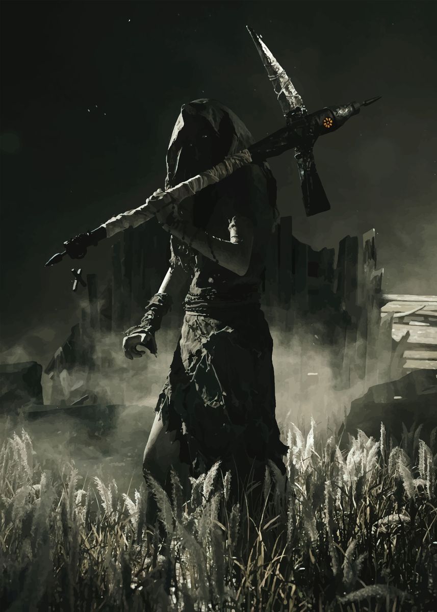 'outlast' Poster, picture, metal print, paint by hens art | Displate