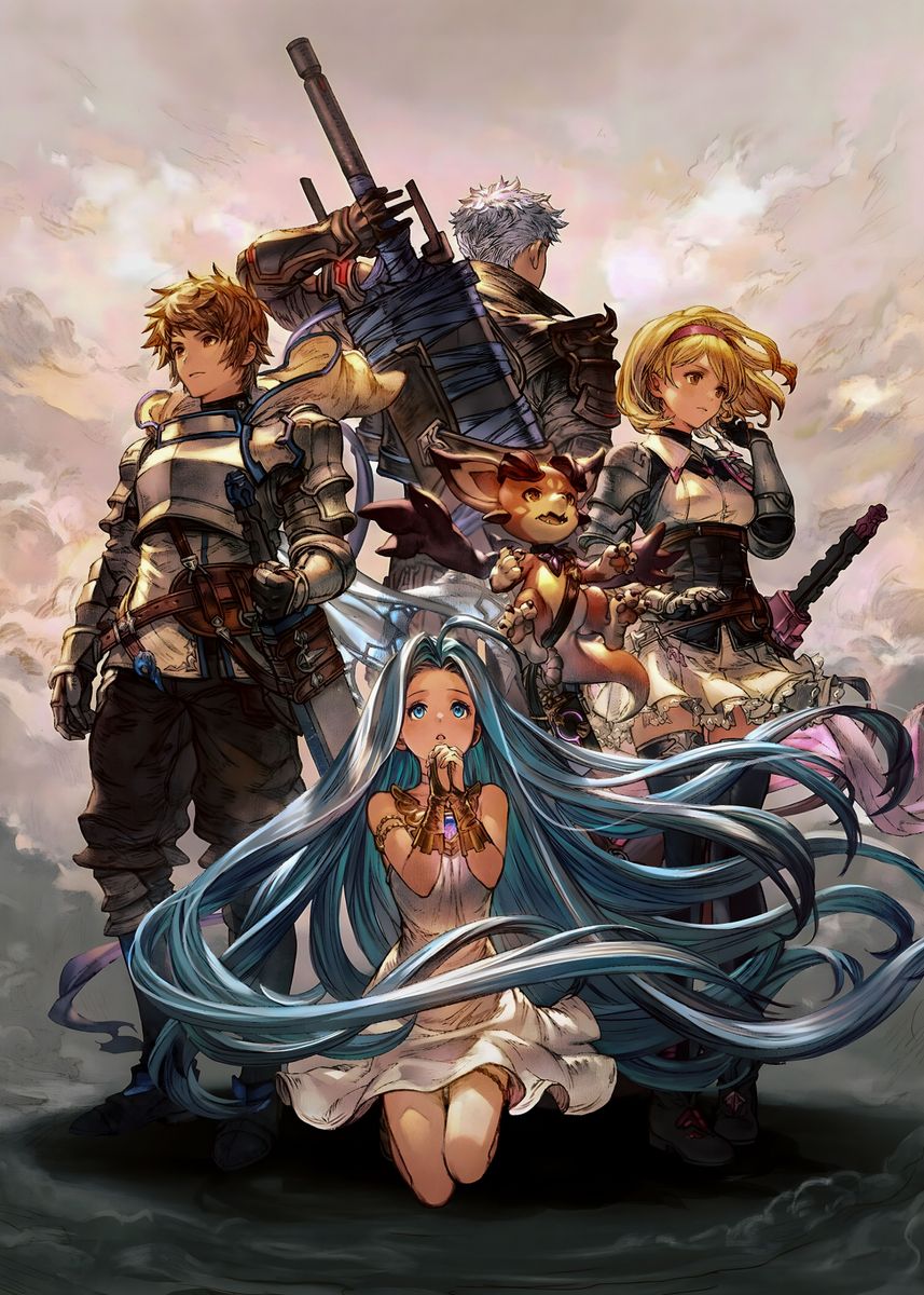 'Granblue Fantasy' Poster, picture, metal print, paint by Force One ...