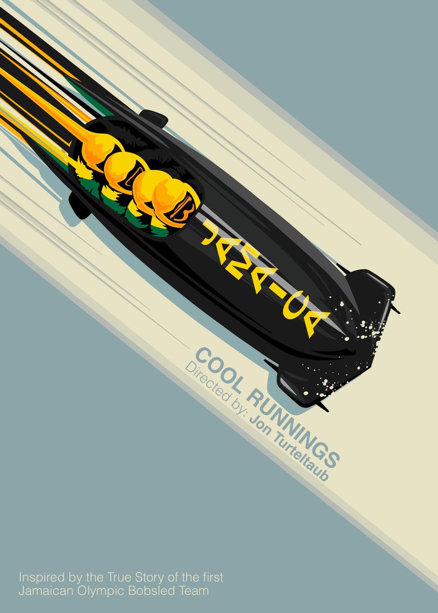 'Cool Runnings' Poster, picture, metal print, paint by Biopic Studio ...