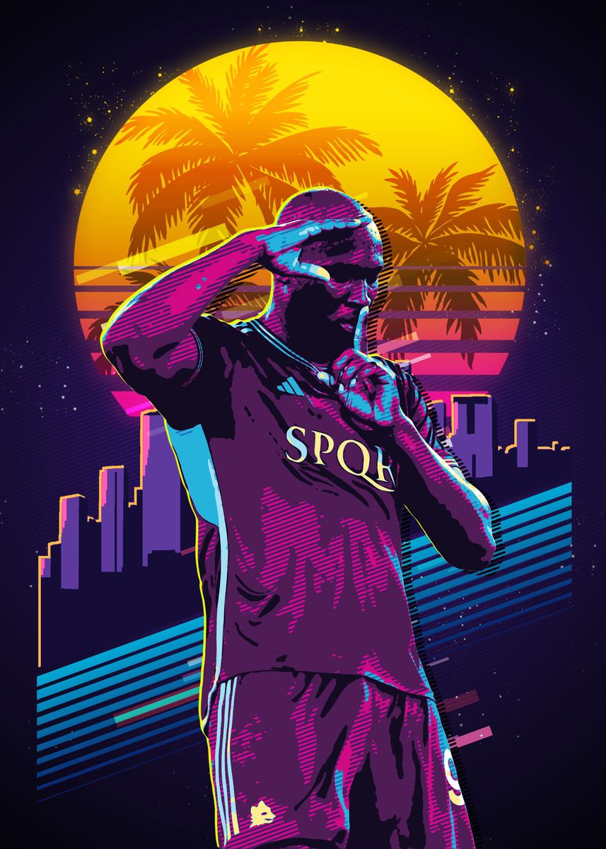 'sport retro 80s' Poster, picture, metal print, paint by Artistic Aura ...