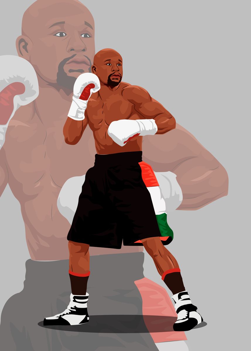 'Floyd Mayweather' Poster, picture, metal print, paint by geeks holic ...