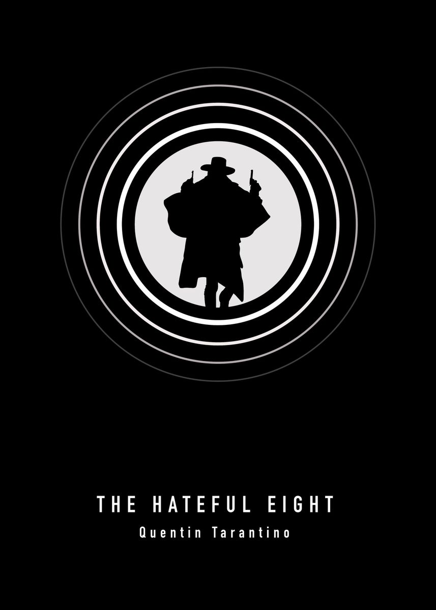 'The hateful eight' Poster, picture, metal print, paint by fay list.art ...