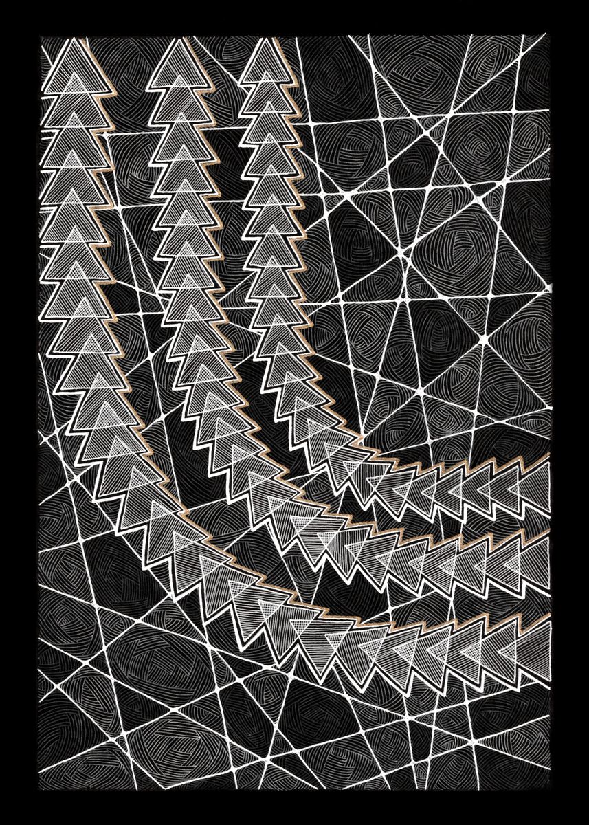 'Triangular Motion' Poster, picture, metal print, paint by Vira ...