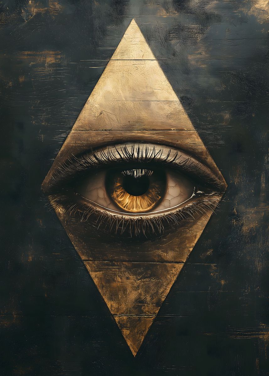 'The All Seeing Eye' Poster, picture, metal print, paint by Future Art ...
